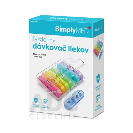 SimplyMED Týždenný dávkovač liekov - iLekaren.sk